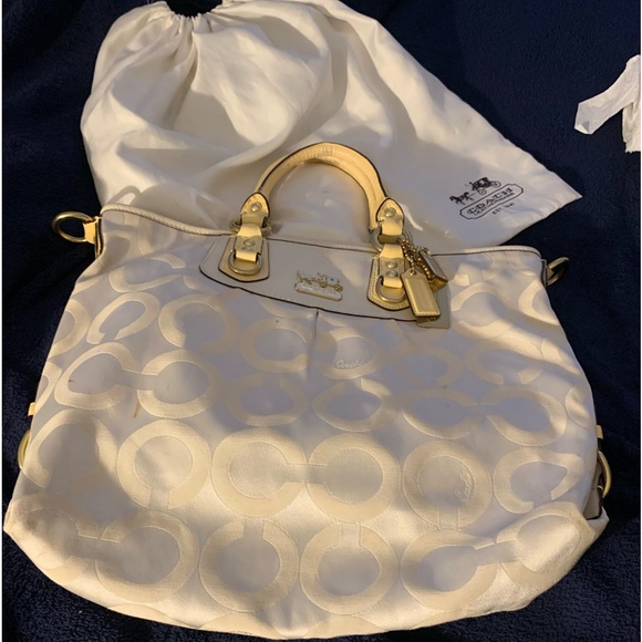 Coach | Bags | Coach 2963 Madison Op Art Signature Logojulianna Ivory ...